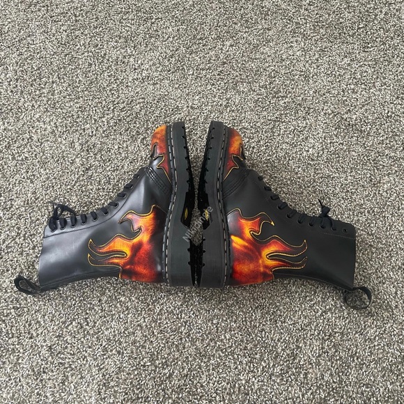 Tredair | Shoes | New Tredair Made In England Flame Fire Combat Boots ...